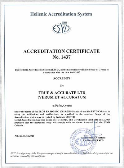 Our accreditations